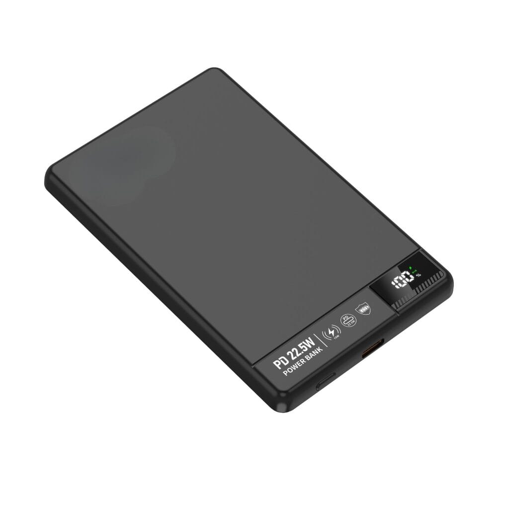 Noir Nano 5000mAh magnetic power bank - Oldeani